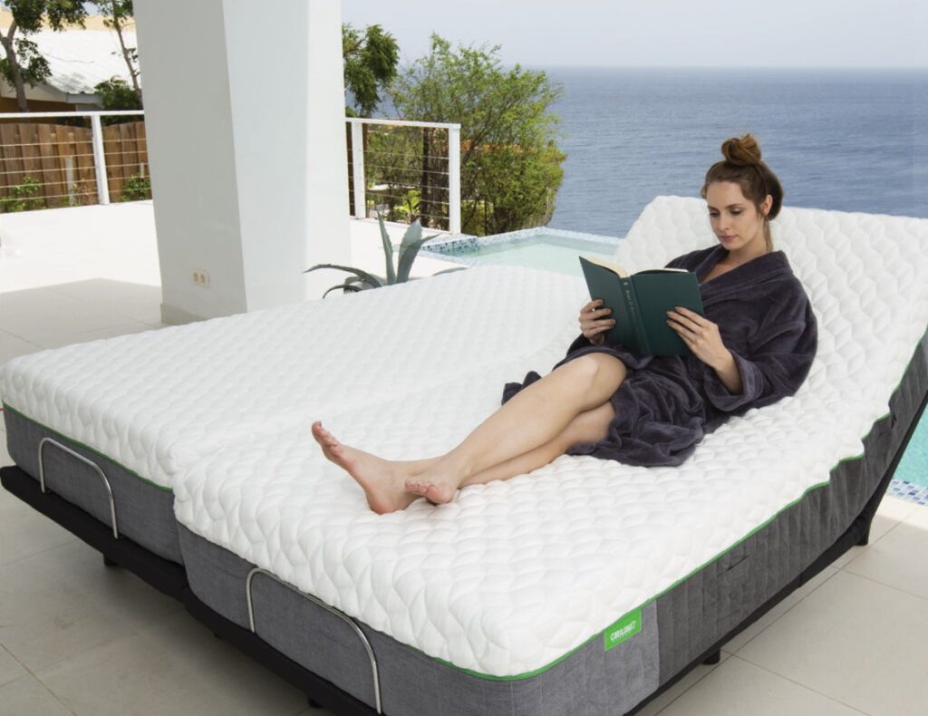 Woman's World Includes Cariloha Comfort Base for Best Adjustable Bed Frame