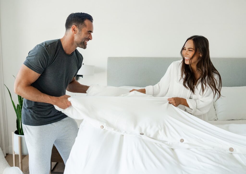 SELF includes Cariloha Sheets for Better, Cozier Sleep